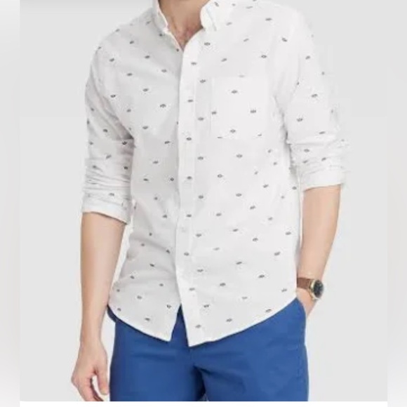 Goodfellow & Co | Shirts | Mens Goodfellow Co Long Sleeve White Button ...
